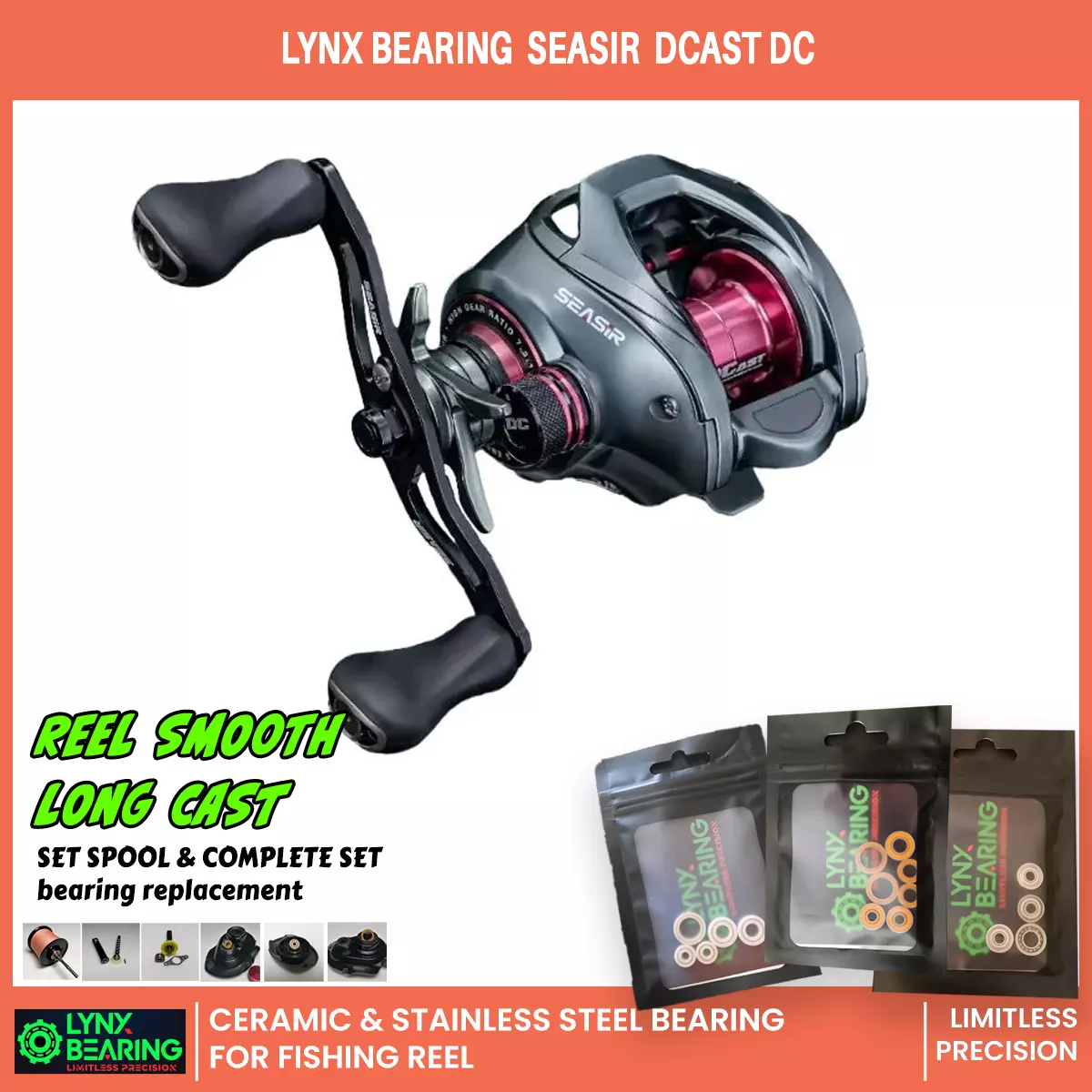 Seasir DCast DC 2025 Bearing Kits | Lynx Bearing