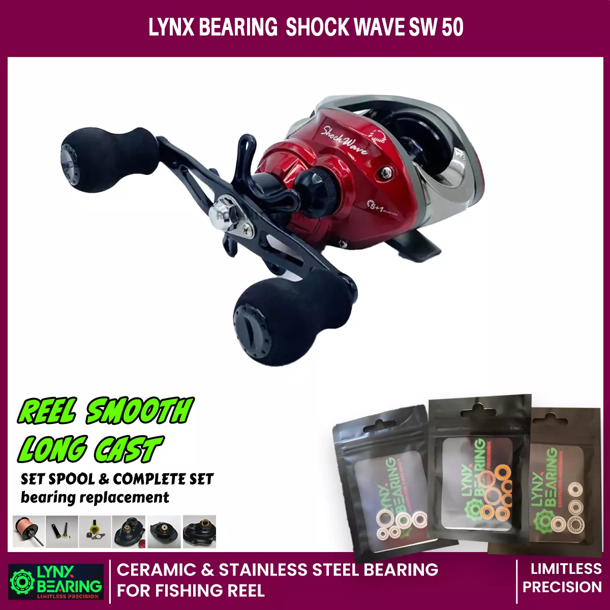 Viva Shock Wave SW 50 Bearing Kits | Lynx Bearing